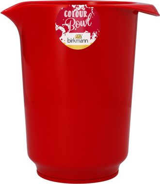 RBV BIRKMANN Birkmann, Colour Bowls, Rührbecher, 1,5 Liter, kratzfest, standfest, nachhaltig, rot