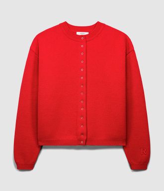Roseanna Gilet Tinos Rouge