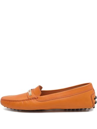 Tod's Loafer aus Leder - Orange