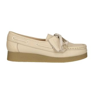 Clarks Femme, Chaussures, Beige, Taille: 39 1/2 EU Wallabee EVO Sea