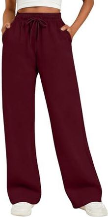 Generic Pantalon De Sport Femme Chic D&eacute;t&eacute; Long Pants Respirant Classique Pas Cher Sweatpants Tendance Chic Elegant Surv&ecirc;tement D&eacute;tente Mode Taille Elastique 2