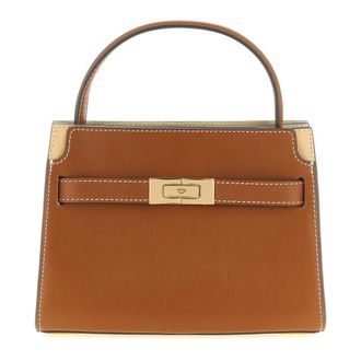Tory Burch Lee Radziwill Petite Double Bag - - Bags - Damen - Braun - ONE SIZE