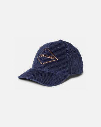 Timberland Baseballcap aus Cord in Dunkelblau, Blau