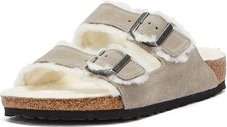 Birkenstock Arizona Lammfell-Sandalen f&uuml;r Damen, grau, 43 EU