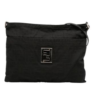 Fendi Sac bandouli&egrave;re vintage en toile Pre-owned - Femme - Pre-owned - Noir - Taille: ONE Size