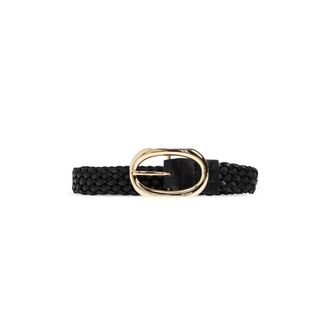 Anine Bing Signature Link Lederg&uuml;rtel - - Accessories - Damen - Schwarzk - M/L
