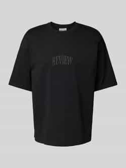 Review T-Shirt mit Label-Stitching
