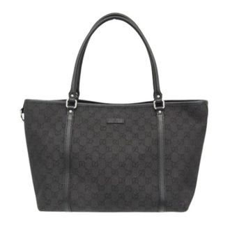 Gucci Pre-owned GG Canvas Tote 265695 - - Pre-owned - Damen - Schwarzk - ONE SIZE