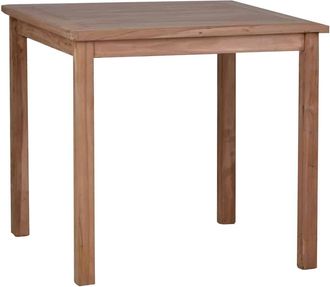 MiaMöbel Gartentisch 70x70 cm Gartenmöbel Outdoor Modern Massivholz Teak Honig