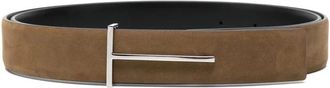 Tom Ford Homme, Accessoires, Brun, Taille: 105 CM T-Buckle Belt