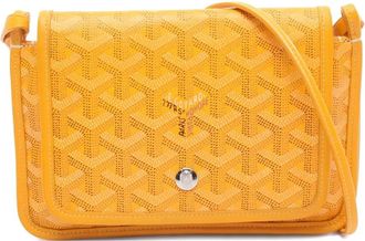 Goyard Plumet Schultertasche - Gelb