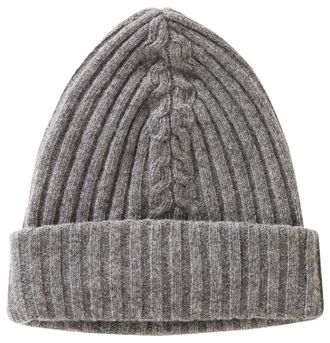 Benetton Damen Berretto In Maglia 1244da011 Winter-Zubeh&ouml;r-Set, grau, One Size