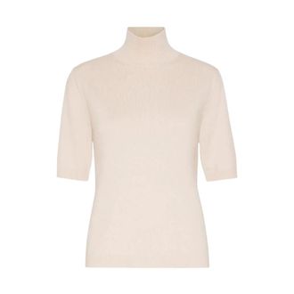 Max Mara Jersey MM - Femme - Pulls - Beige - Taille: 40 FR