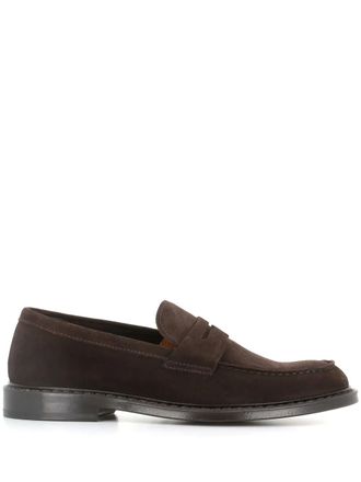 Doucal's mocassins en daim - Marron