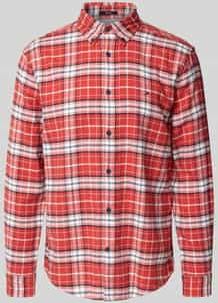 Tommy Jeans Regular Fit Flanellhemd aus reiner Baumwolle