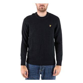 Lyle & Scott Rundhalspullover - - Knitwear - Herren - Schwarzk - XL