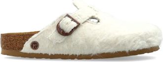 Birkenstock Boston Wooly Moon Narrow Fit - - Shoes - Damen - Wei&szlig; - 39 EU