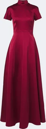 Emilia Wickstead Robe longue Malinda en satin