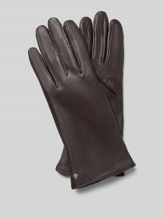 Roeckl Handschuhe aus echtem Leder mit Label-Detail