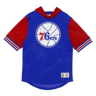Mitchell & Ness NBA Buzzer Beater Mesh Hoody - - Sport - Herren - Blau - M