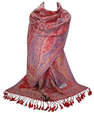 GFM Mosa&iuml;que conception Pashmina Style &Eacute;charpe (MSC11-VLL-Rouge)