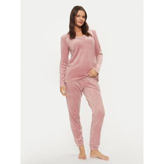 Selmark Pyjama P8373 Rosa Regular Fit