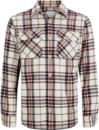 Jack & Jones JJEDARREN Surchemise LS Noos, Mocha Bisque., L