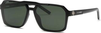 Plein Sport Homme, Accessoires, Noir, Taille: 58 MM Usp024 Lunettes de soleil