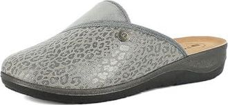 Inblu | Chaussons Femme Fantaisie Animalier avec Semelle Anatomique, gris, 38 EU