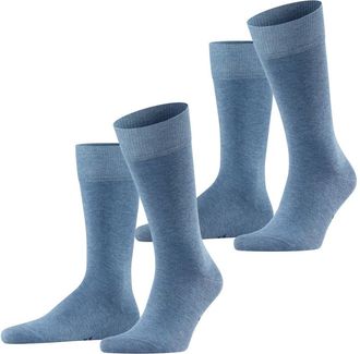 Falke 2er-Pack Socken HAPPY aus langlebiger Kompakt-Baumwolle in