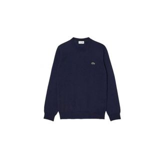 Lacoste Homme, Pulls, Bleu, Taille: L Pull en coton à col rond