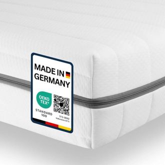 Sleepneo Kaltschaummatratze 140x190 cm - 7 Zonen Matratze f&uuml;r ergonomisches Liegen - Matratzen H&auml;rtegrad H2 H3 - Matratze hygienisch, atmungsaktiv
