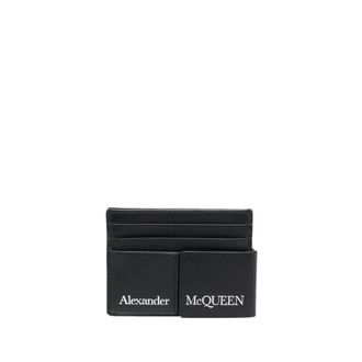 Alexander McQueen Schwarzer Schicht-Kartenhalter - - Accessories - Herren - Schwarzk - ONE SIZE