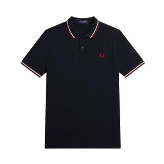 Fred Perry M3600 Polo - - Tops - Herren - Blau - L