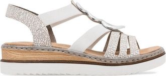 Rieker Sandalen 679L4-80 Wei&szlig;