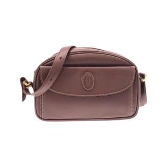 Cartier Pre-owned Must de Leather Shoulder Bag - Femme - Pre-owned - Rouge - Taille: ONE Size
