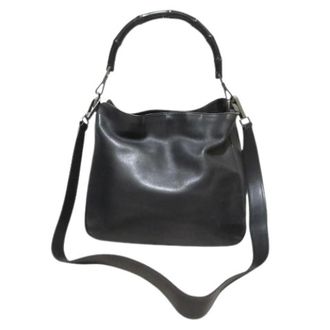 Gucci Pre-owned Sac &agrave; main en cuir 2 ways - Femme - Pre-owned - Noir - Taille: ONE Size