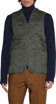 Barbour Diamond-Quilted Gilet - Green