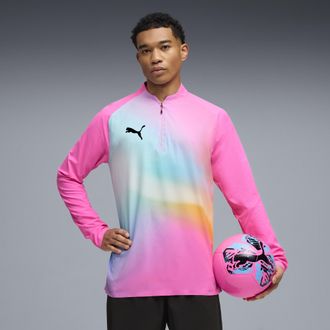 Puma Haut de football &agrave; 1/4 zip Individual Lightspeed Ultimate Homme, Accessoires, Rose, XL