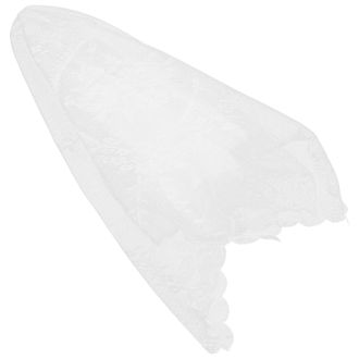 Hemobllo Spitzen Spiegelabdeckung f&uuml;r Kommoden Staubdichter Schminkspiegelbezug 83x83cm Dekorative Spitze Flexible Schutzh&uuml;lle f&uuml;r Schlafzimmer und Wohnr&auml;ume