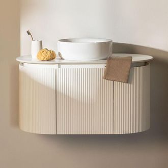 Sklum Sklum - Carsone Badezimmerm&ouml;bel-Set aus Holz