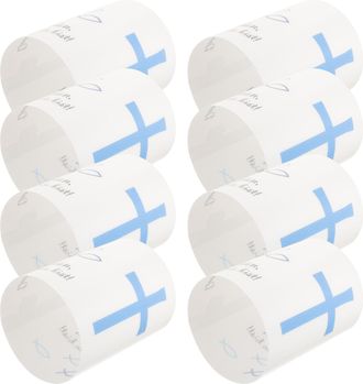 BESPORTBLE 8 St&uuml;ck Kerzenh&uuml;llen aus Kunststoff Blau Langlebige Tischkerzenabdeckung f&uuml;r Wohnraum und Eventdekoration Dekorative Kerzenschirme f&uuml;r Hochzeiten und 