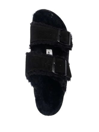 Birkenstock Arizona Shearling Black, cuir en daim et autre