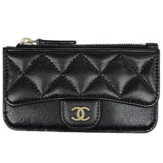 Chanel Pre-owned Matelasse M&uuml;nztasche - - Pre-owned - Damen - Schwarzk - ONE SIZE