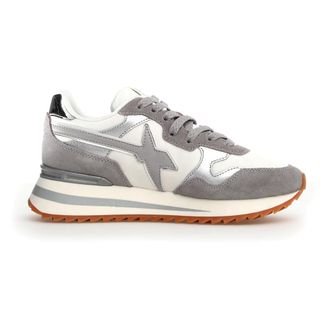 W6YZ Graue Animal Print Sneakers f&uuml;r Frauen - - Shoes - Damen - Grau - 37 EU