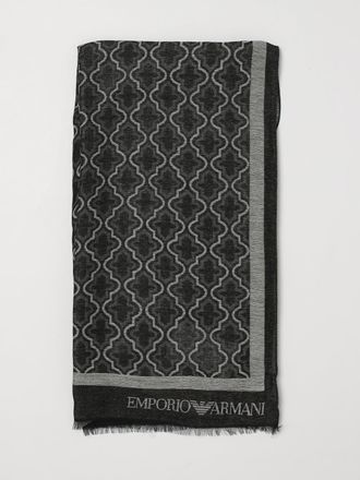 Emporio Armani Schal aus Viskose und Modal mit abstraktem Druck