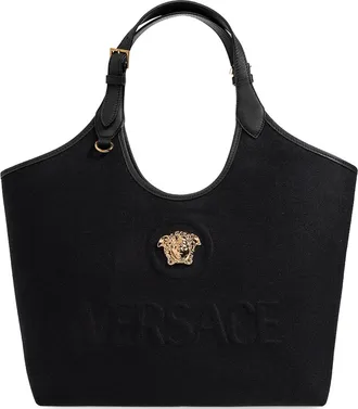 Versace Sac Port&eacute; &Eacute;paule - Noir