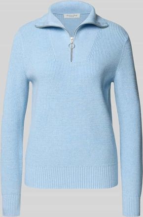 Christian Berg Strickpullover mit Troyer-Kragen