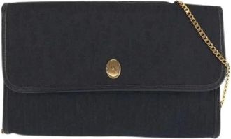 Dior Sac bandouli&egrave;re vintage Trotter en toile Pre-owned - Femme - Pre-owned - Noir - Taille: ONE Size