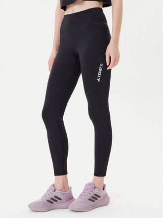adidas Leggings Terrex Multi JF1266 Schwarz Slim Fit